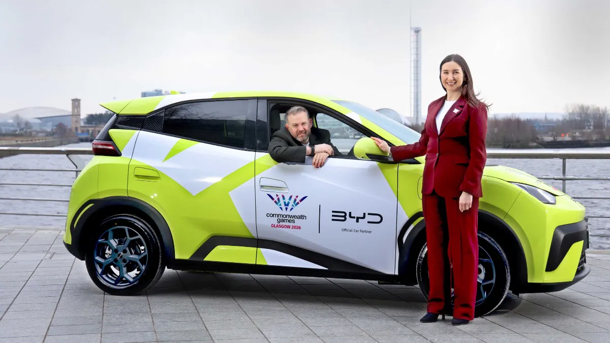 BYD SPONSOR GLASGOW GAMES. GLASGOW COMMONWEALTH GAMES.