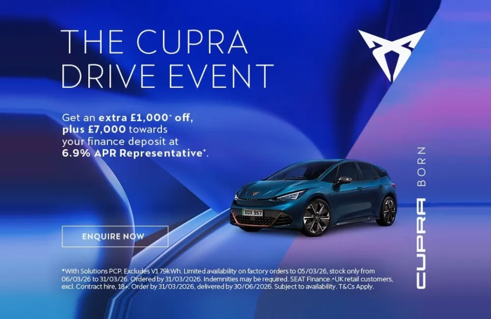 Used CUPRA Dealer UK, Main SEAT Dealerships, CUPRA Dealers, WJ King.